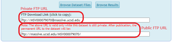 Download Dataset Files - MassIVE Documentation
