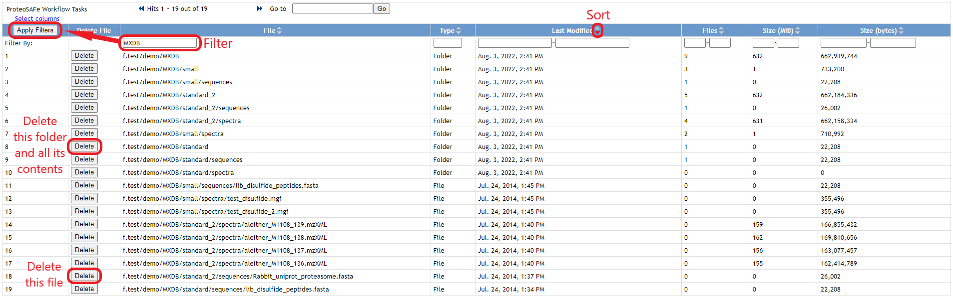 User File Management Massive Documentation
